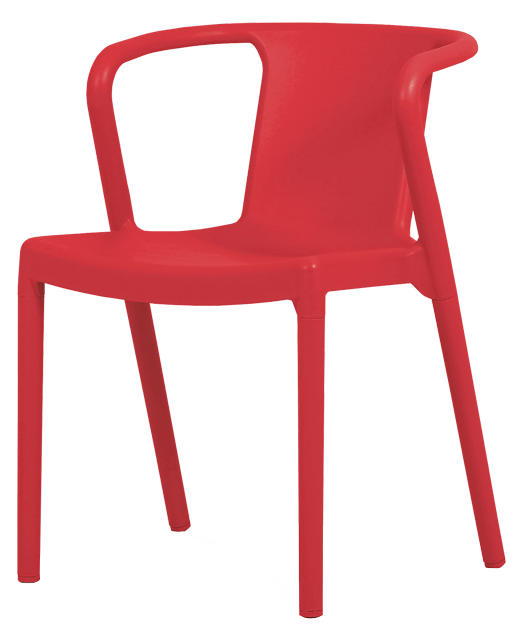 Set van 16 stoelen LISBOA BOLD Robijnrood | Makro