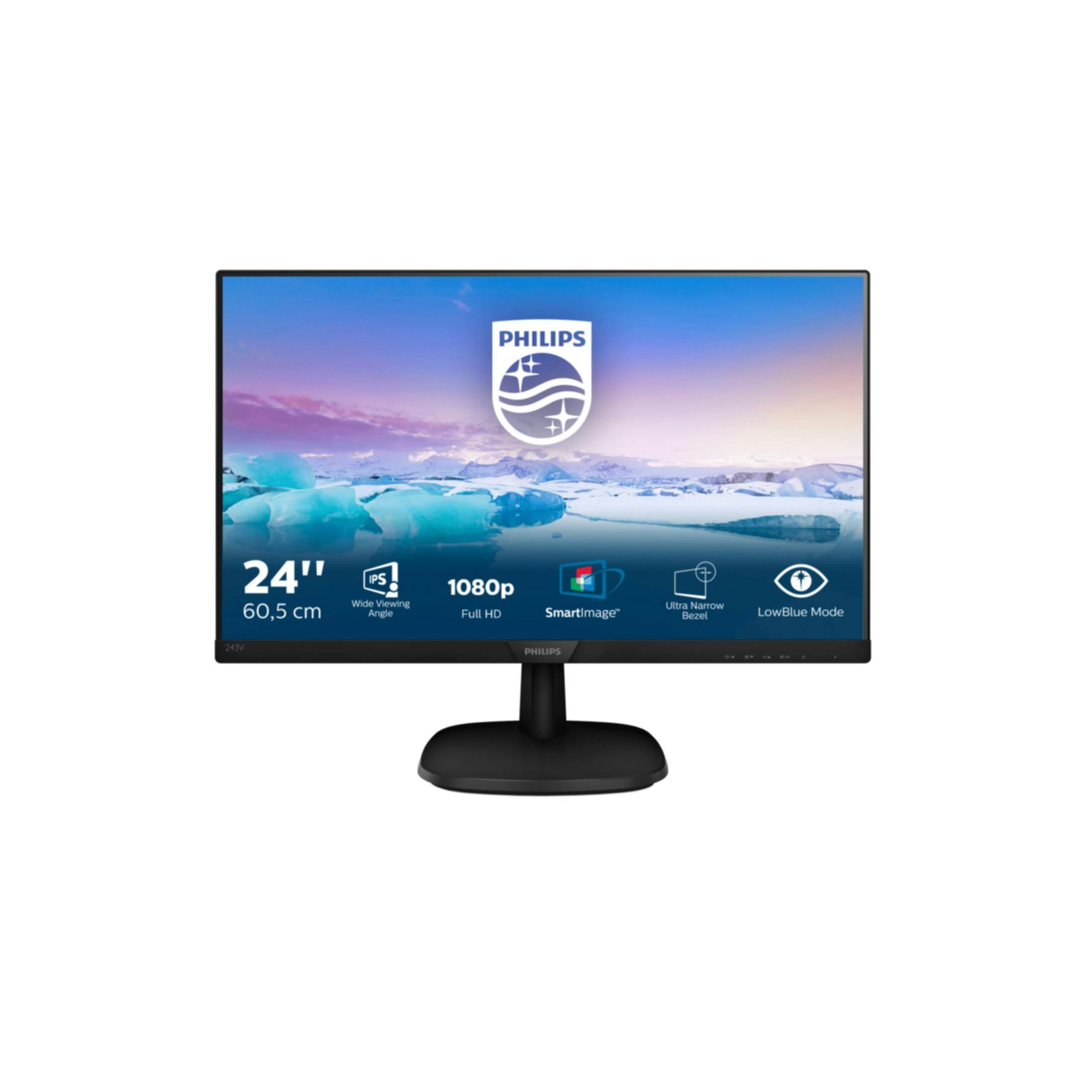 PHILIPS Ecran bureautique 24'' 24V7QDSB | METRO