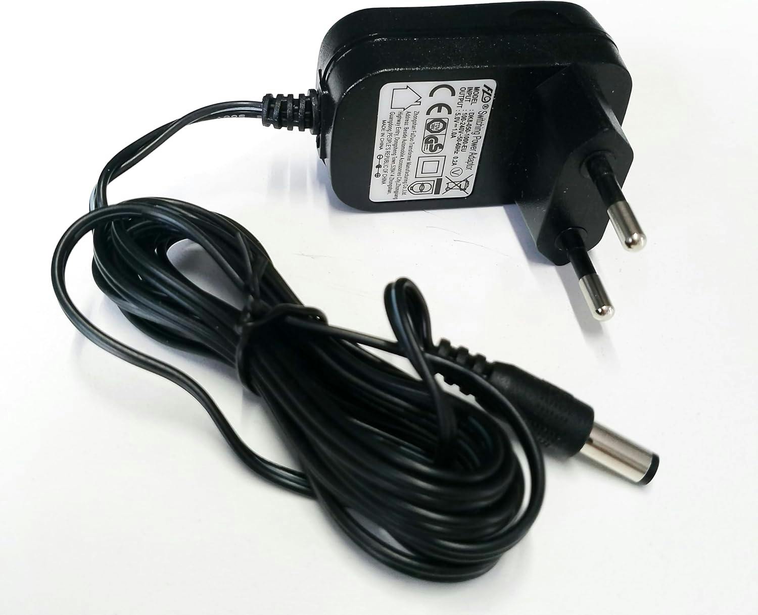 Alimentatore Esterno 5V 1A per dispositivi elettronici, Spinotto 5mm ...