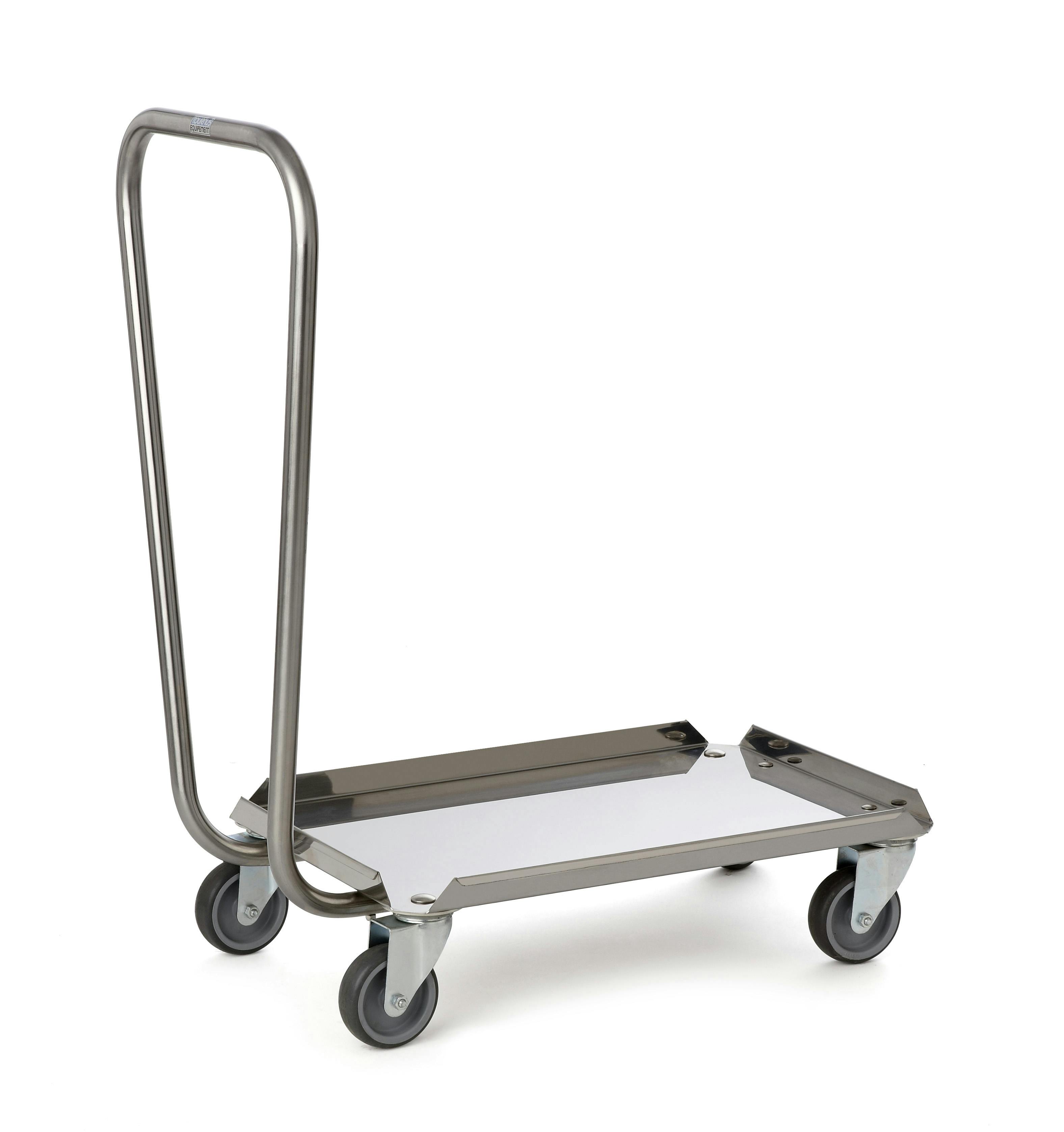 Tournus Euronorm-trolley, afm.: 615 x 415 x 165 mm . met handvat | Makro