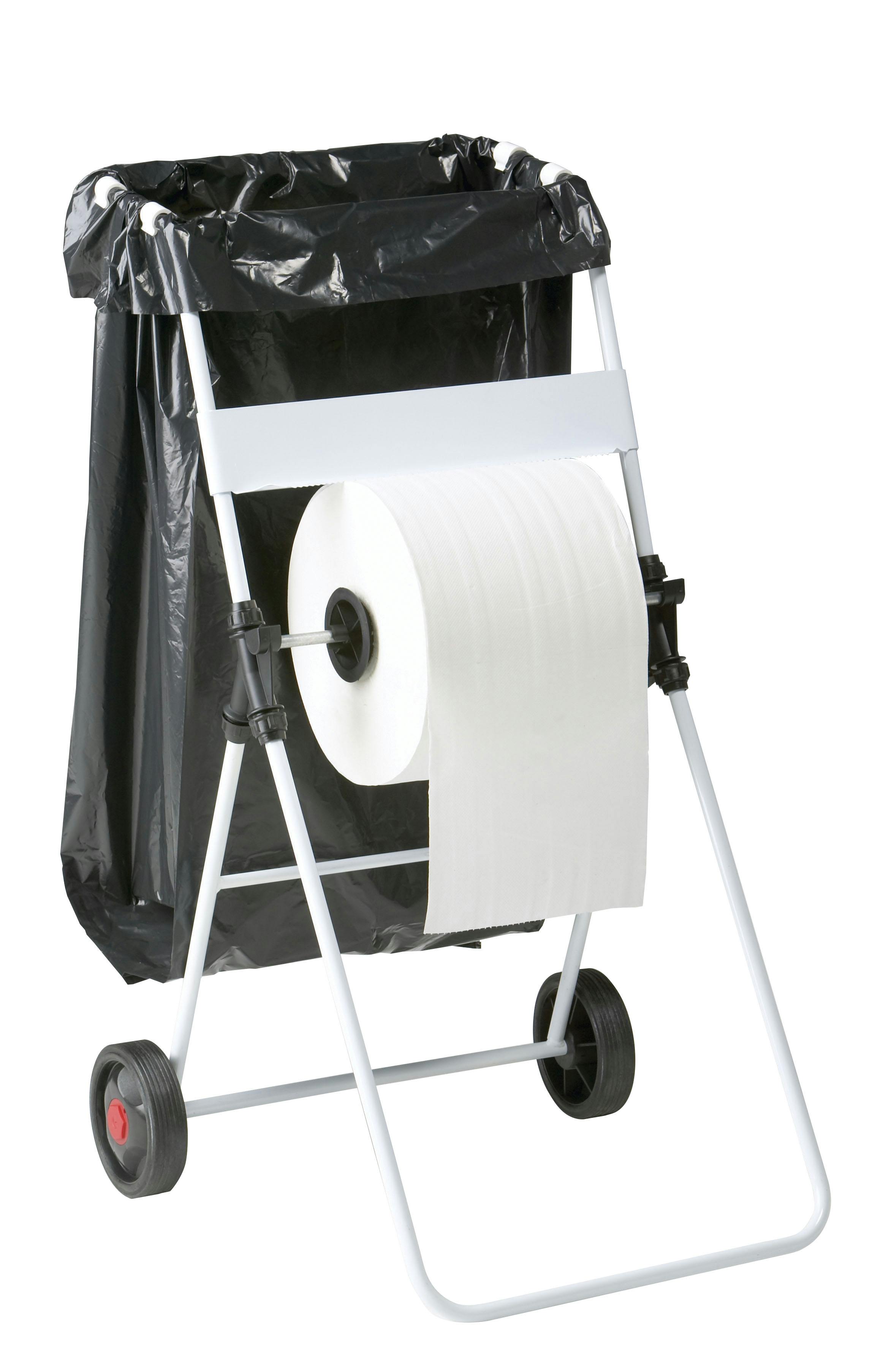 Rossignol - Support sac mobile 110L avec dérouleur bobine papier BOBINO ...