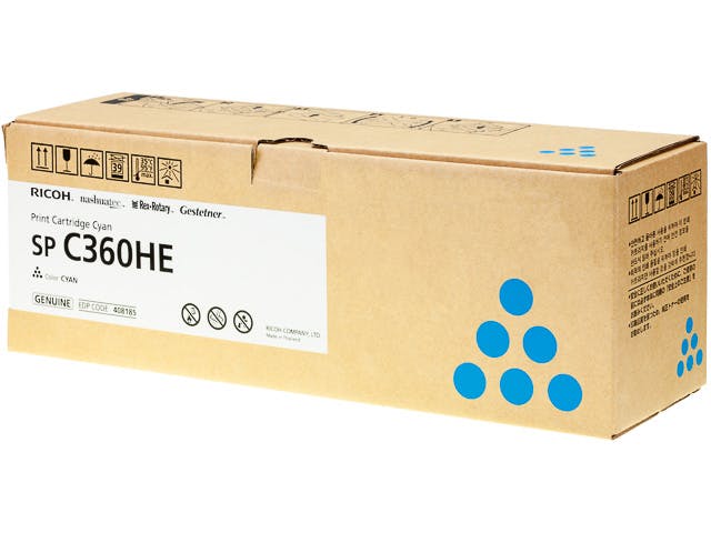 RICOH Cartouche toner Cyan SP C360HE 408185 | METRO