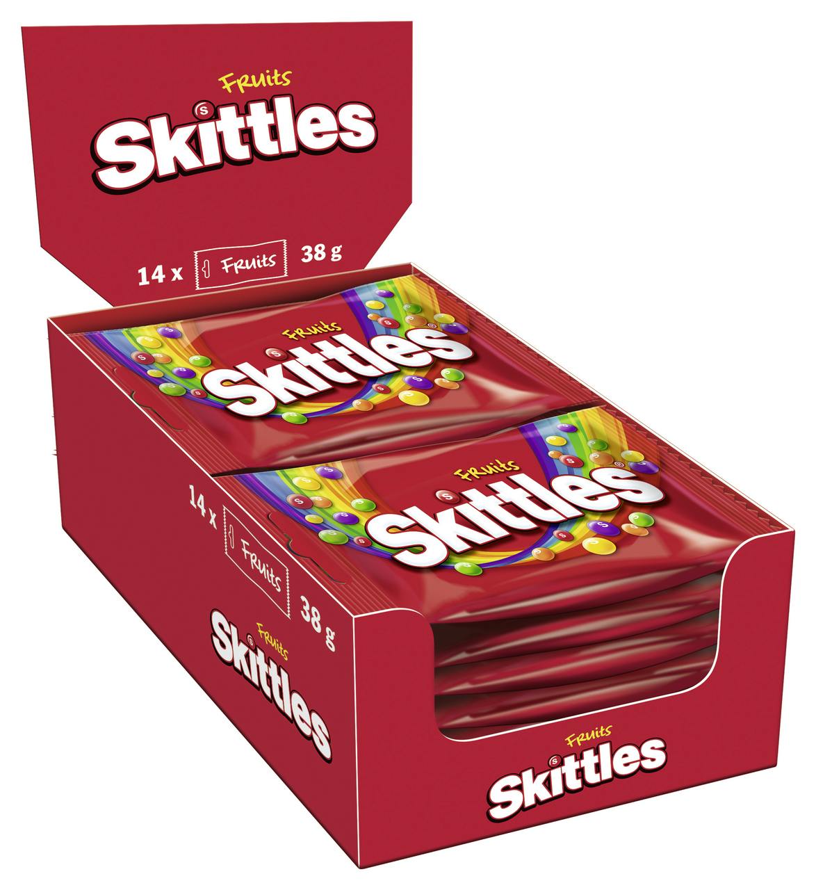 Skittles Kaubonbons Fruit 14 x 38 g (532 g) | METRO
