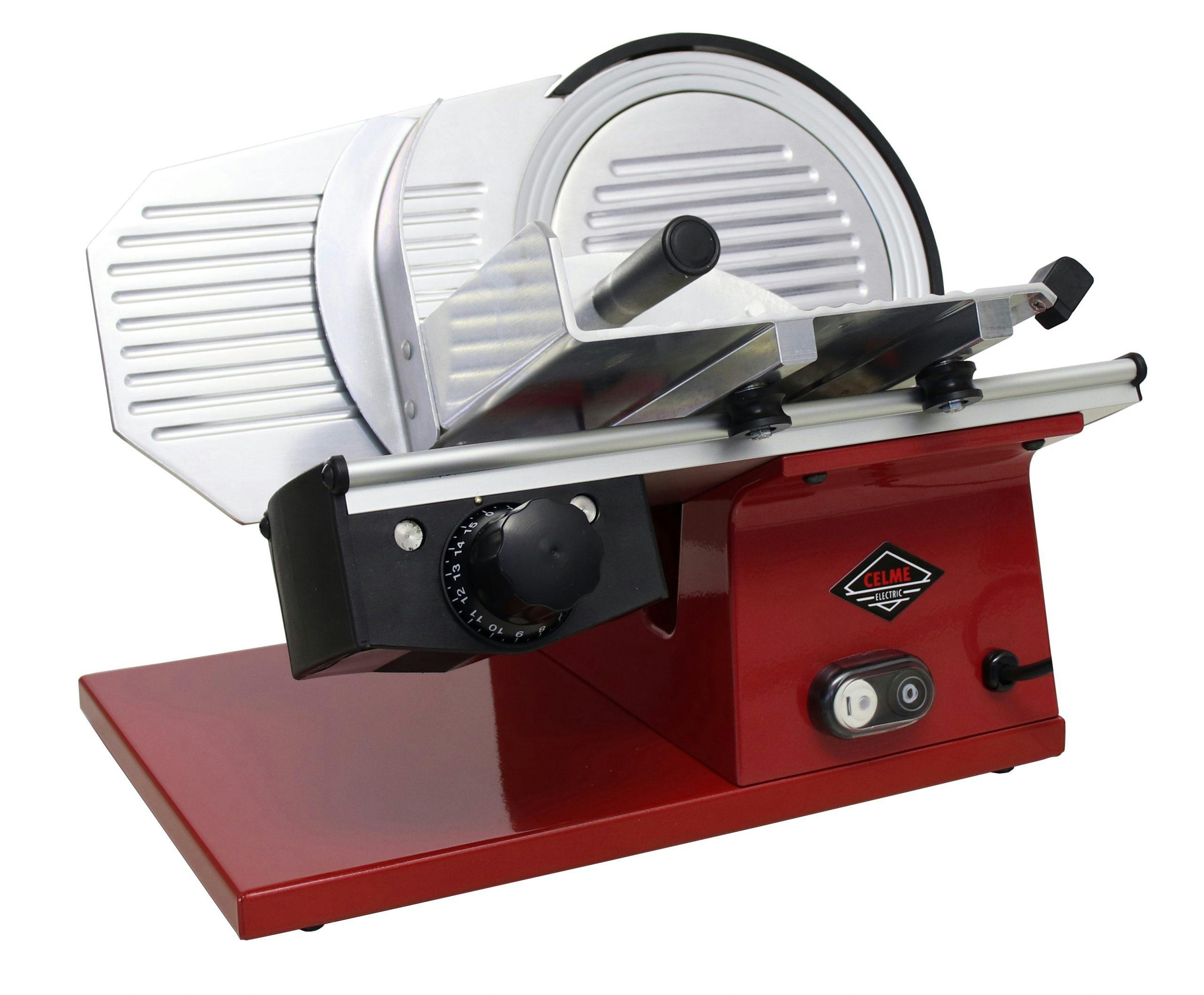 Celme - Evolution 220 Red Allesschneider mit Spitzer im Lieferumfang ...