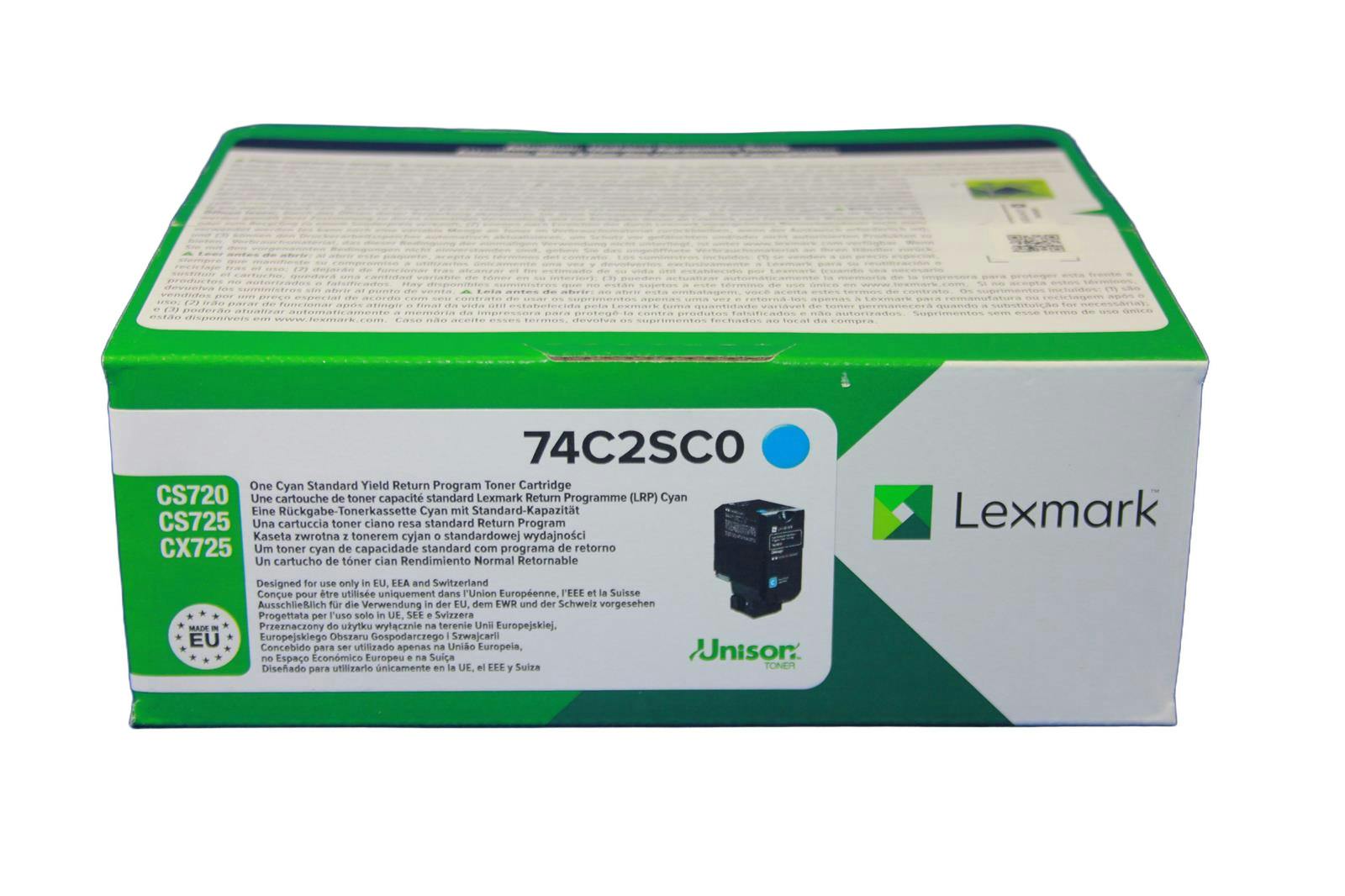 Lexmark CS720 Toner Cyan 74C2SC0 | METRO