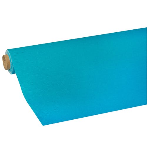 10 lots de 1 Nappe en tissu "ROYAL Collection" 5 m x 1,18 m turquoise ...