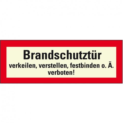 Schild I PERMALIGHT plus langnachleuchtend Feuerwehrschild ...