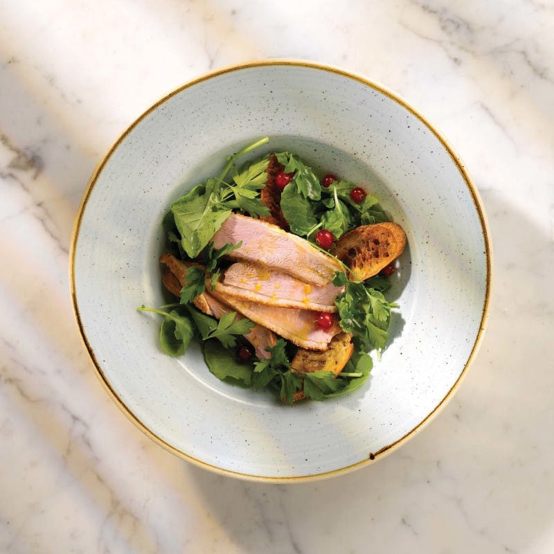 12 x ronde kom 0,34l STONECAST eendenei blauw | Makro