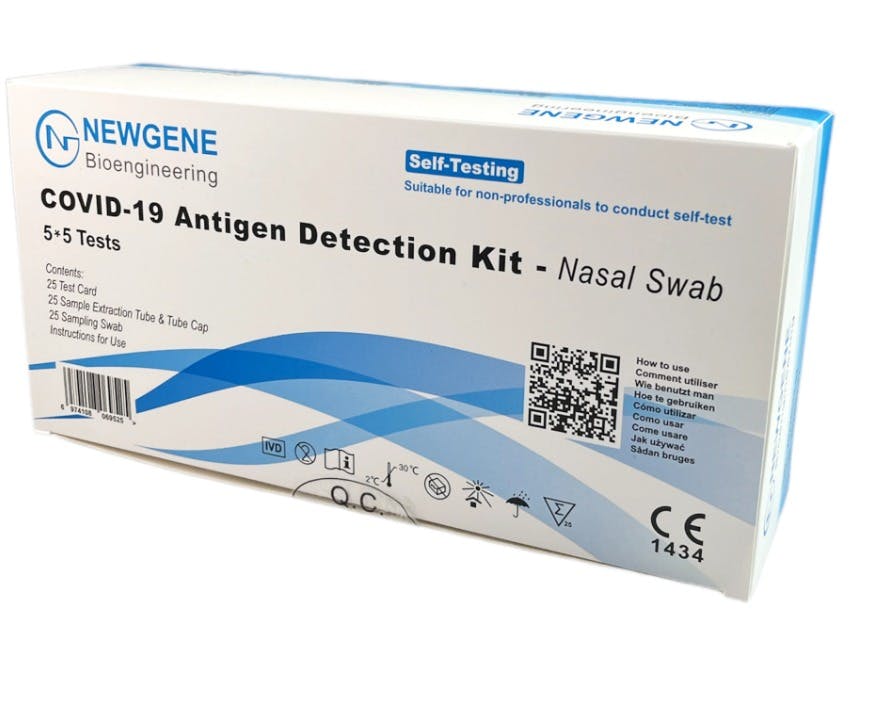 50x New Gene New Gene COVID-19 Antigen Detection Kit | CE 1434 | 5er ...