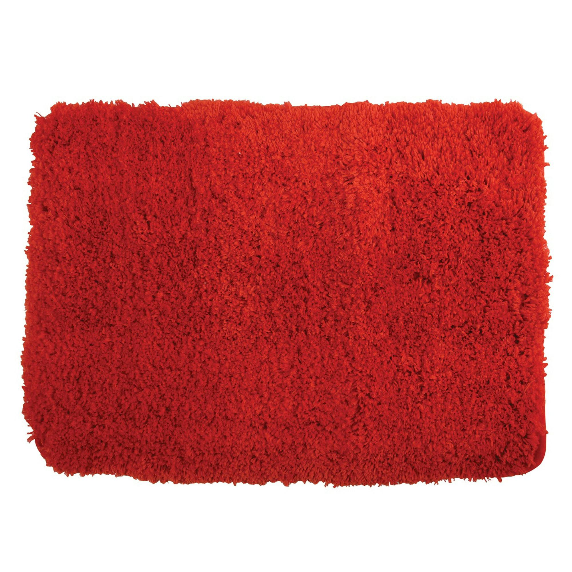 Badematte 50x70cm MSV in Rot | METRO
