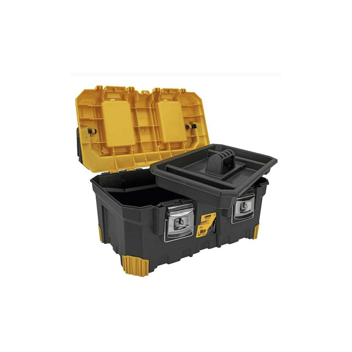Caja de herramientas 20'' 500 X 290 X 250 mm VITO Mango de aluminio ...