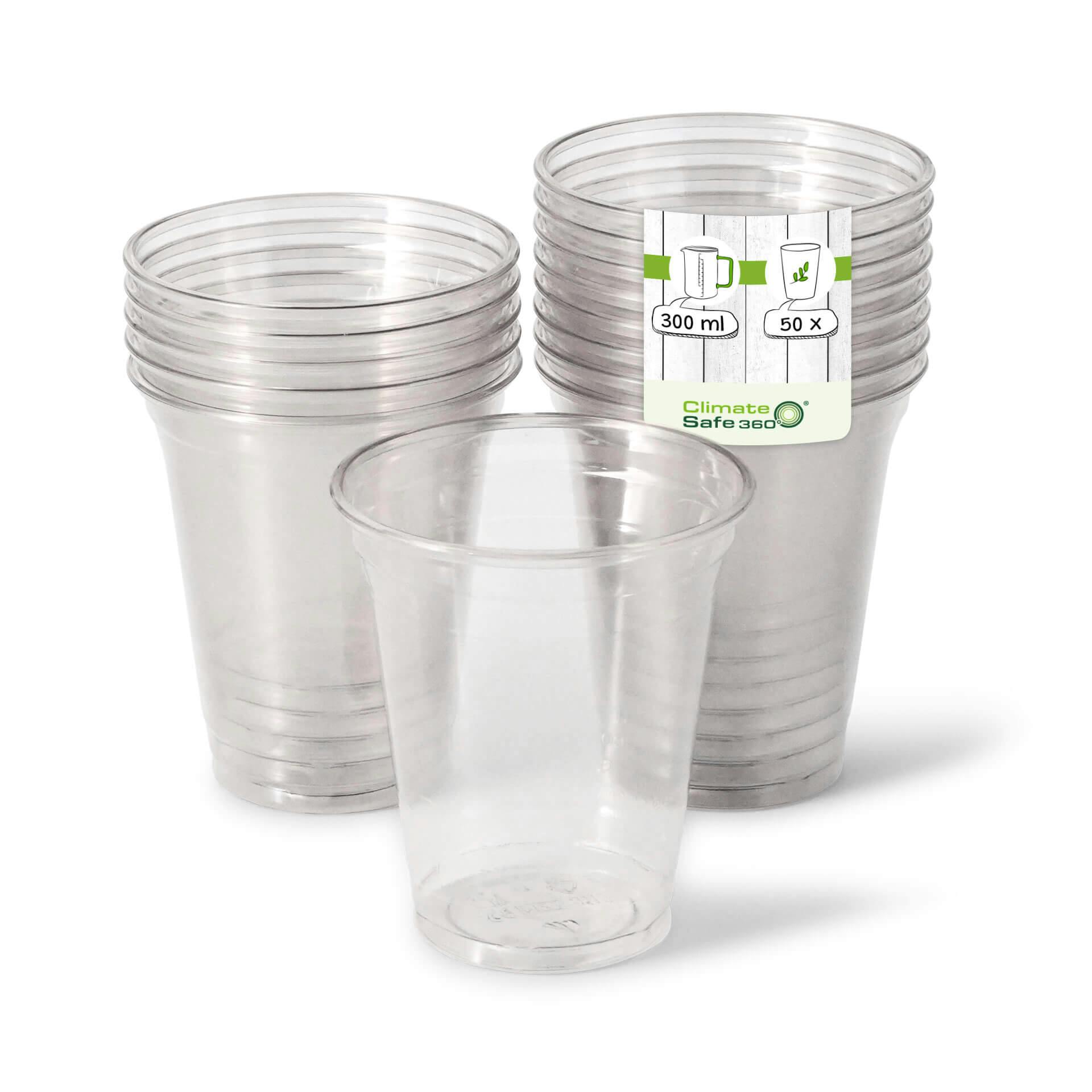 greenbox - rPET transparante beker 300 ml, Ø 95 mm, 50 St. | Makro