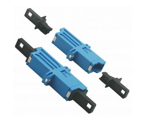 Helos LWL Kupplung E2000® (LSH) Simplex Singlemode OS2 blau | METRO