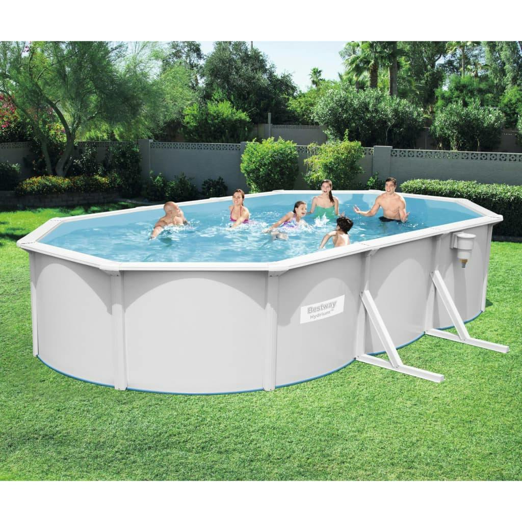 Bestway Hydrium Oberirdisches Frame-Pool Oval 610x360x120 cm | METRO ...