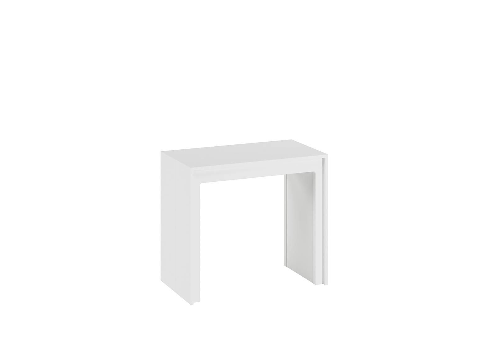 Pinocchio - Uitschuifbare console (42,5/302,5 x 90 cm) in wit gelakt ...