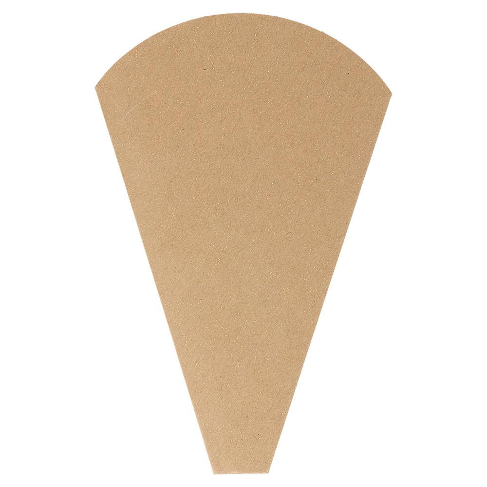 Conos Crêpes 'Thepack' 220 G/M2 12X2,5X19 Cm Natural Cartón Ondulado ...
