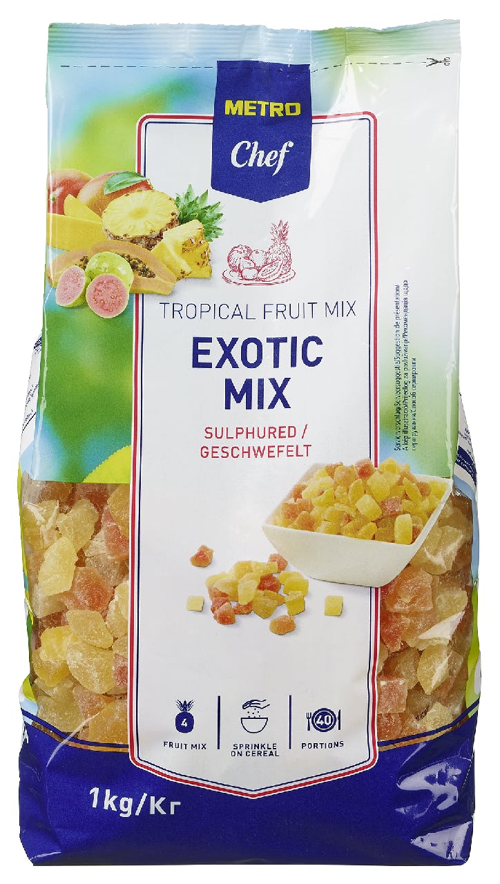 Metro Chef Tropische Trockenobstmischung Gewürfelt (1 kg) | METRO