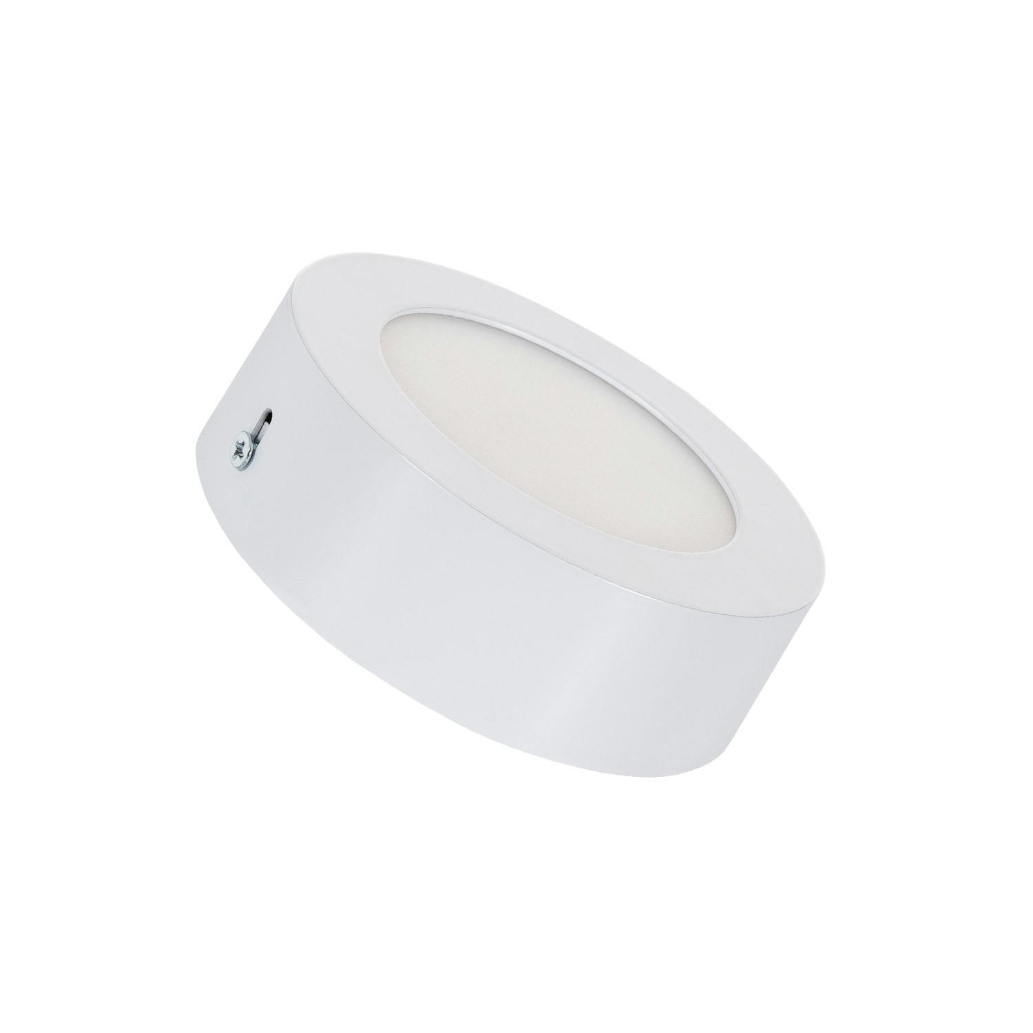 efectoLED Plafón LED 6W Circular Ø120 mm Blanco Neutro 4000K - 4500K | Makro