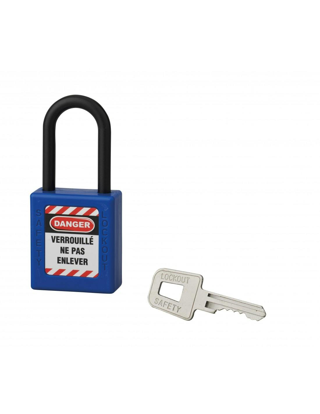 Cadenas de consignation LOTO Lockout Tagout 40 mm anse nylon Ø 6 x 38 ...