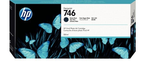 HP 746 Cartouche d'encre d'origine noire mate noire - P2V83A | METRO