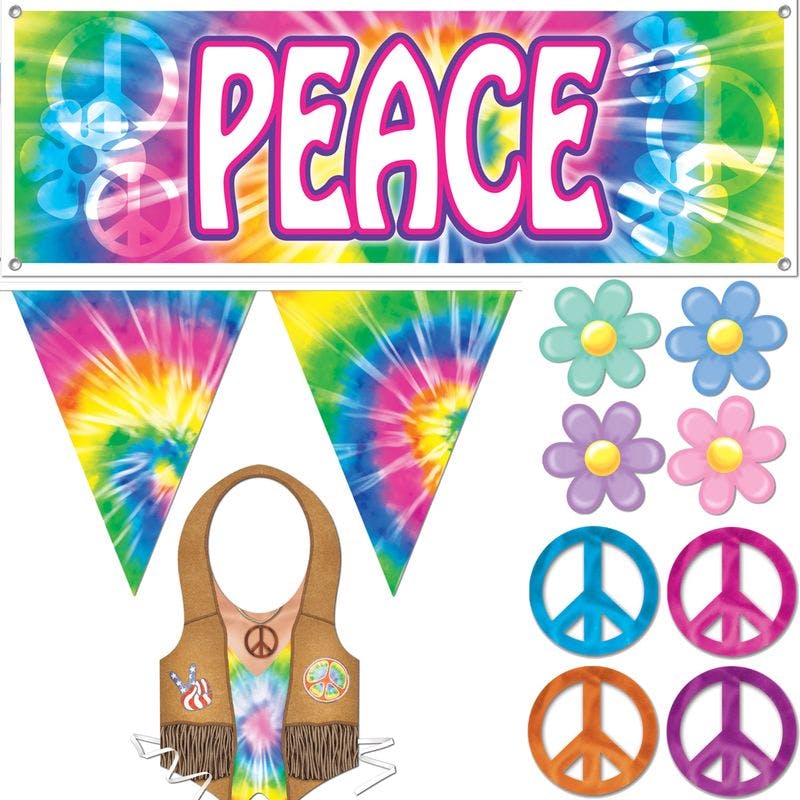 60er Jahre Party Hippie Motto Party Peace Dekoration Deko | METRO