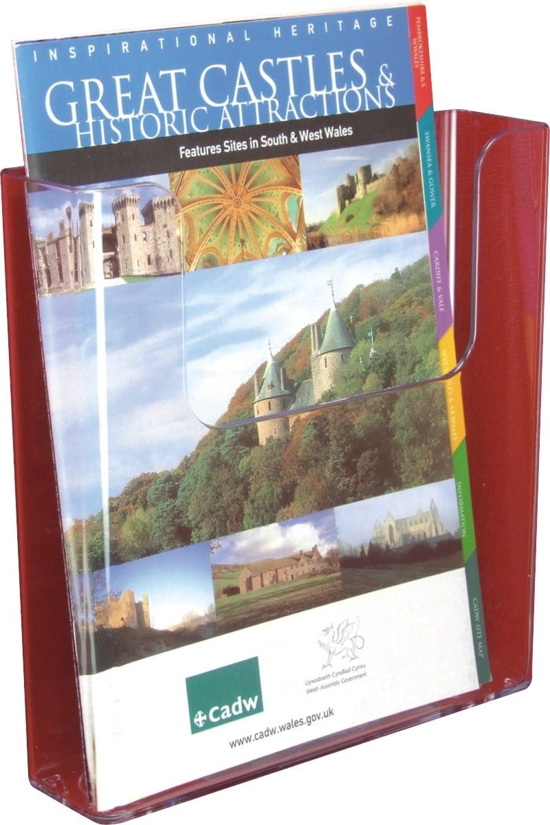 Prospektständer A5 hoch 1 Fach transparent Packung mit 6 Stück | METRO