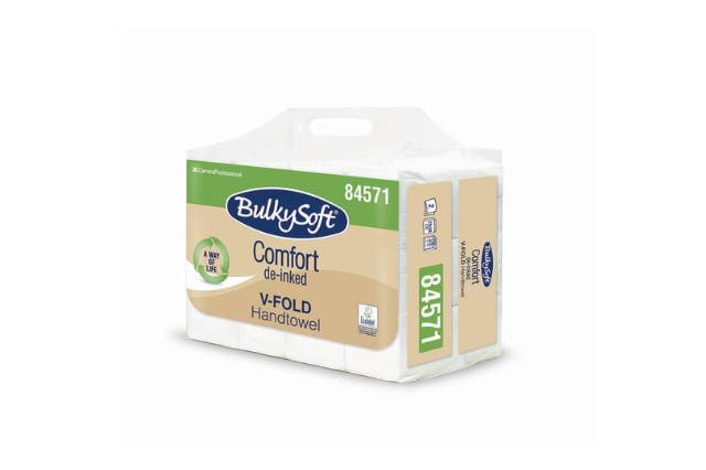 Hantuchpapier Weiß 3000 Stück V-Falz 21x14 cm 250X12 | METRO