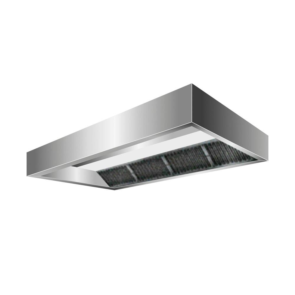 InoxAir Deckenhaube, 4.000 x 2.000 x 450mm | METRO