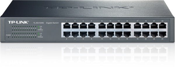 Tp-link Switch Di Rete 24 Porte Gigabit 10/100/1000 Lan Rj45 Ethernet ...