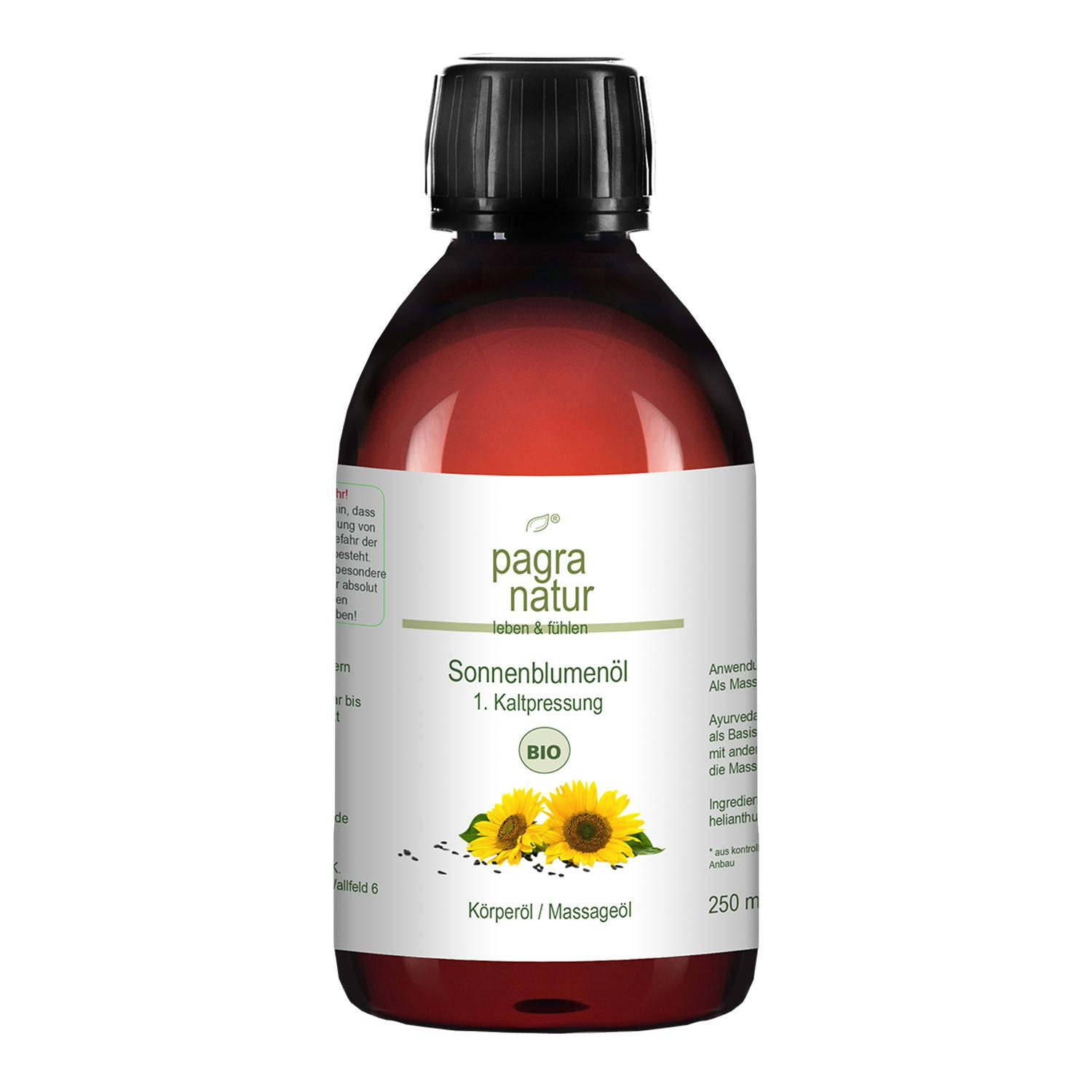 pagra natur Sonnenblumenöl 1. Kaltpressung bio* 250 ml | METRO Marktplatz