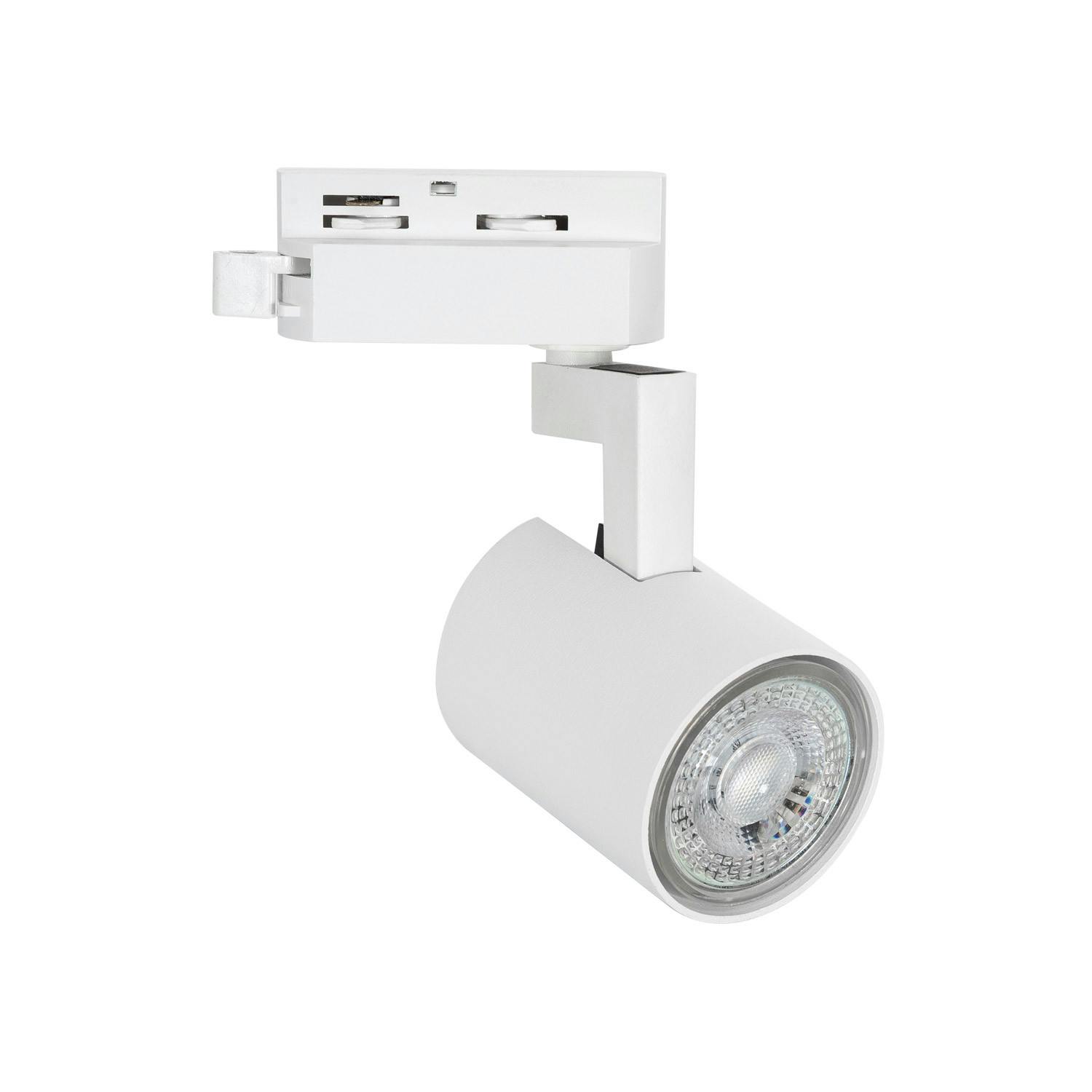 efectoLED Foco Carril Monofásico Jiuk para Bombilla GU10 Blanco | MAKRO Marketplace