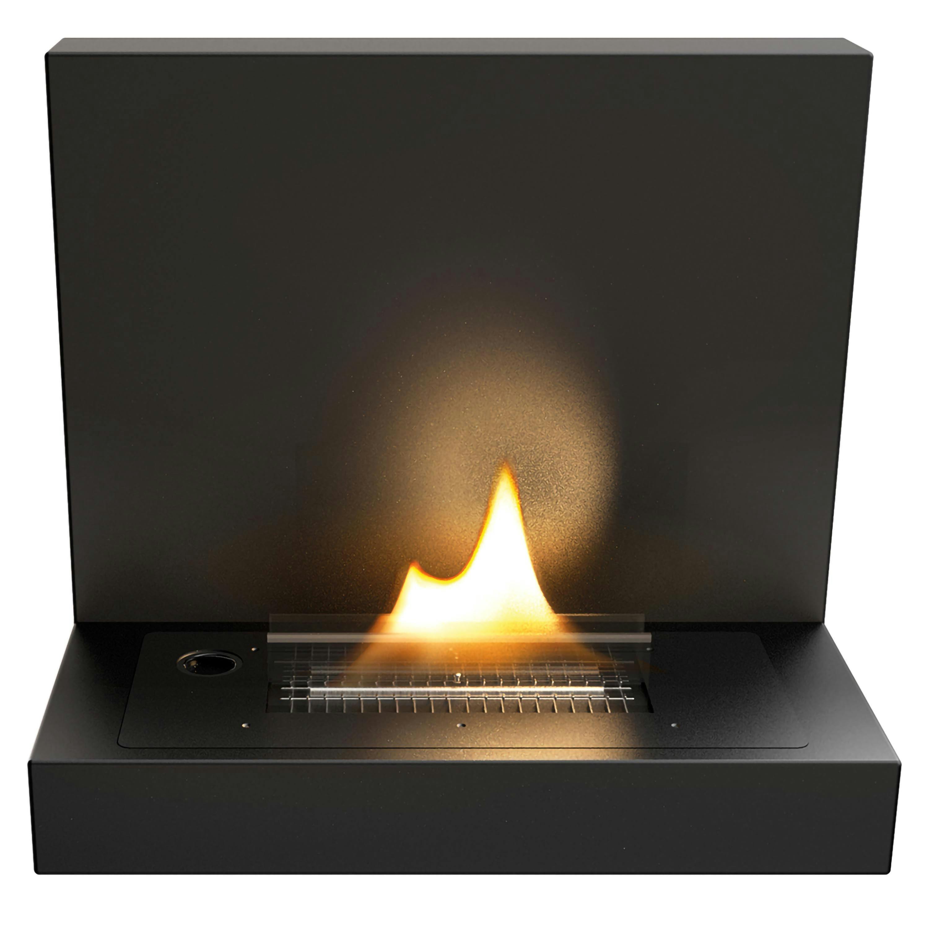 Tenderflame - Chimenea de pared recargable TenderFuel en color negro | Makro