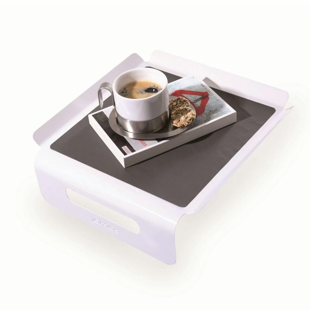 Sofa Butler James für Sofalehnen von 16 bis 25cm weiss/grau 200380101 ...