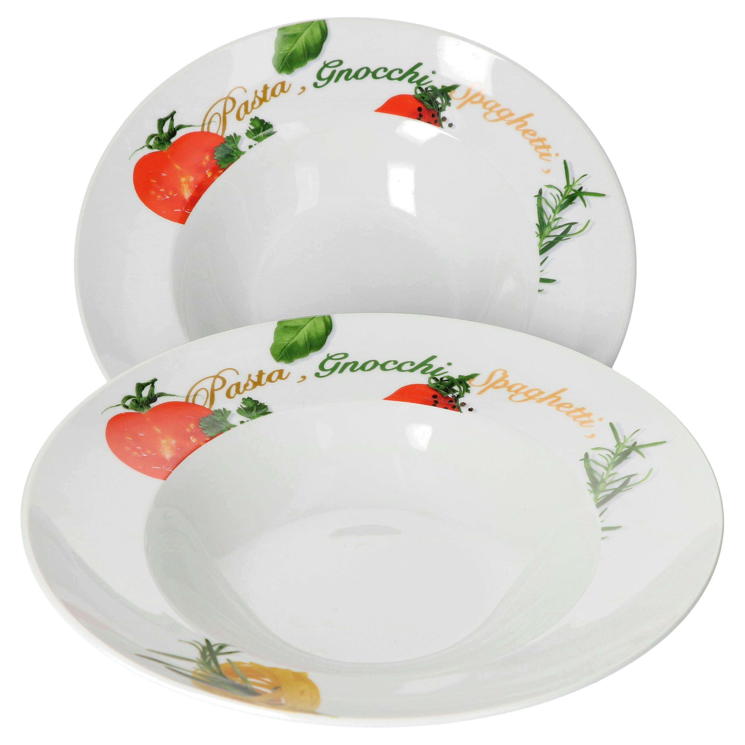 2er Set Pastateller Milano 27cm weiß Pasta, Gnocchi, Spaghetti | METRO ...