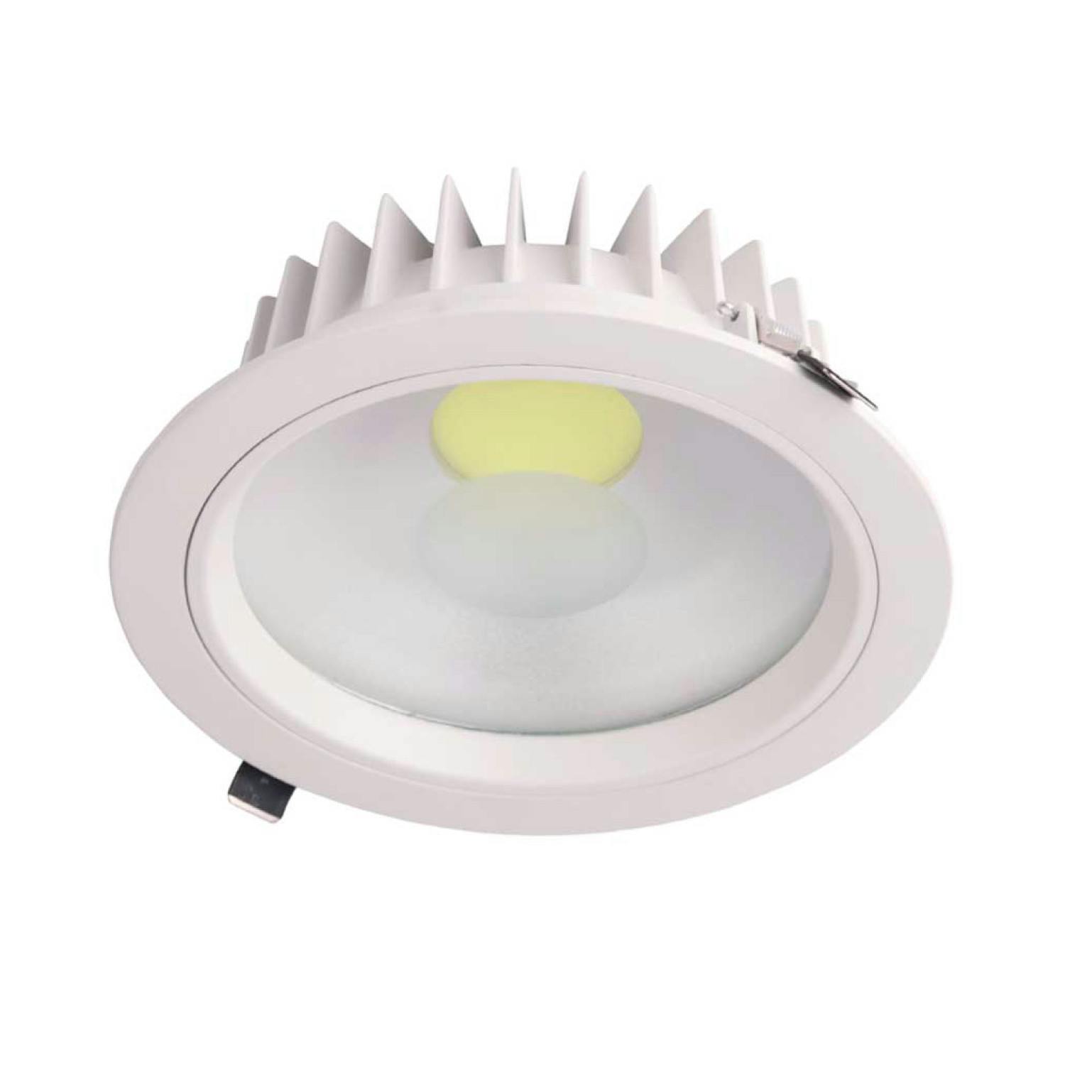 Rundes LED-Einbau-Downlight 35W 2850lm Ø20cm 3000K Weiß Eilen | METRO