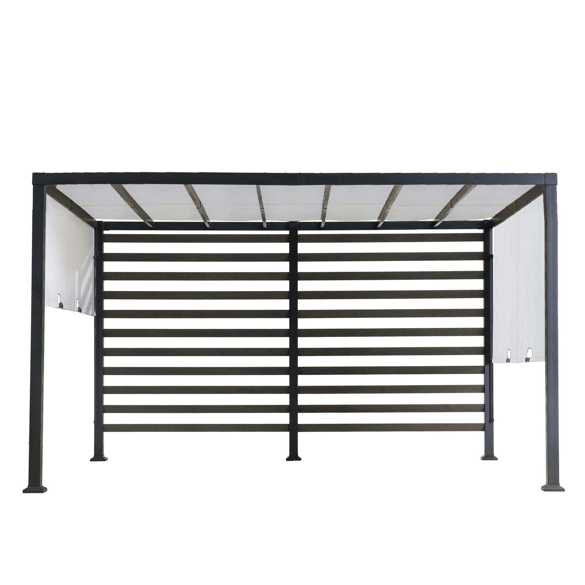 Sunjoy Stoff Pergola OETA in Weiß - 372cm x 304cm | METRO
