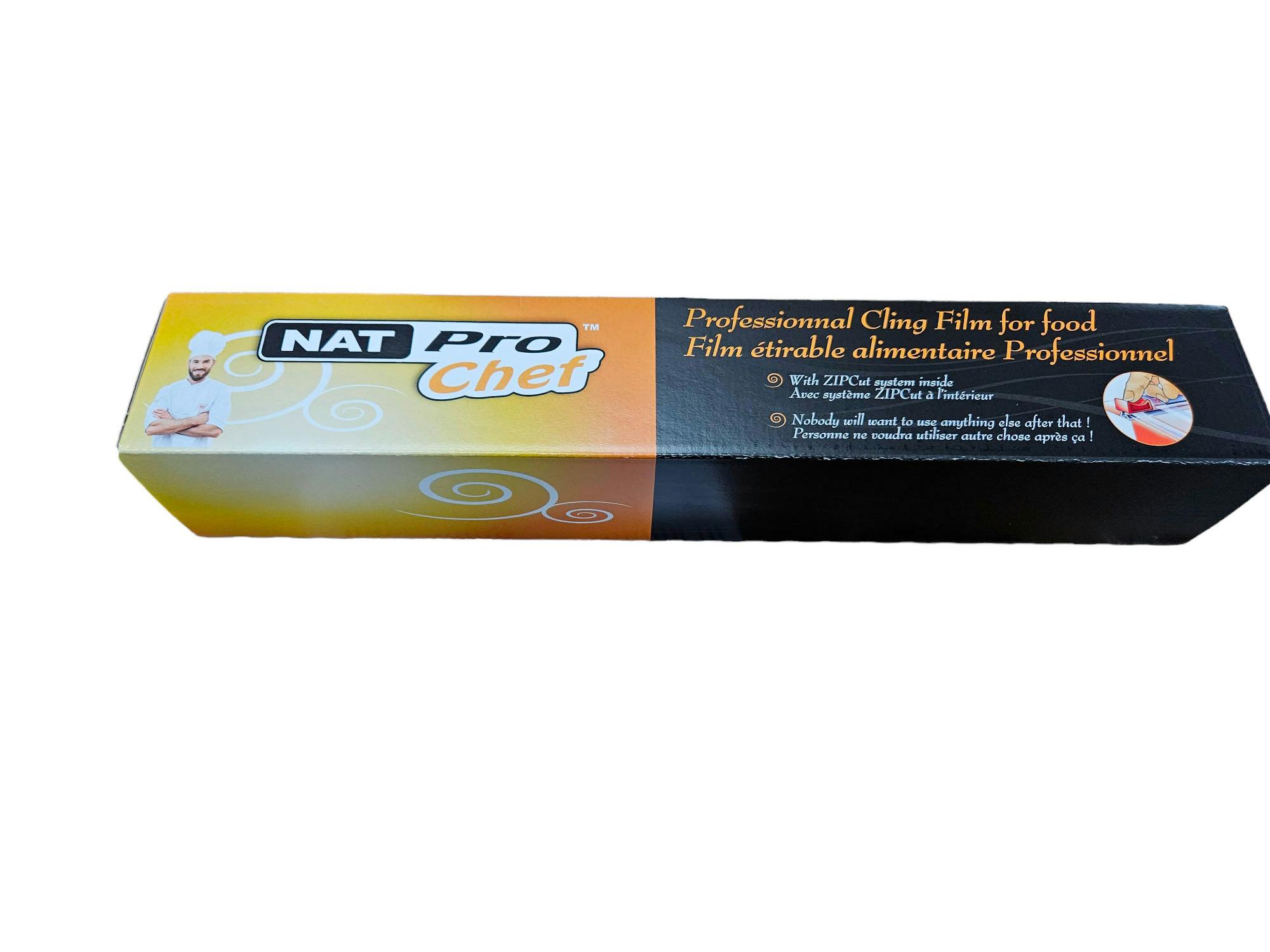 Nat Pro Chef - Film alimentaire étirable PRO - 45 cm x 300m - Système ...