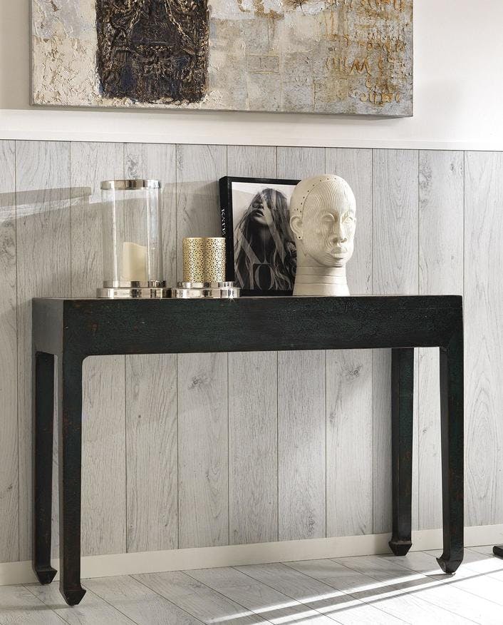 Console - Console (120 x 84 H cm) in zwart hout | Makro