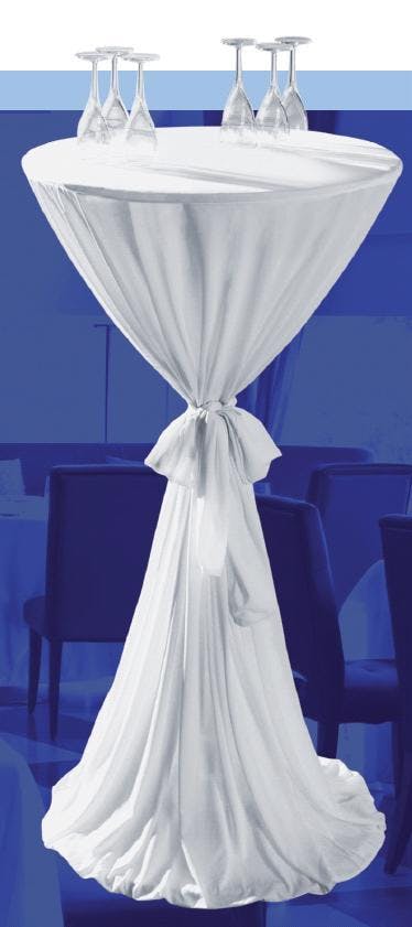 METRO Professional Staantafelhoes Sapphire, Polyester, Ø 62 x 145 cm ...