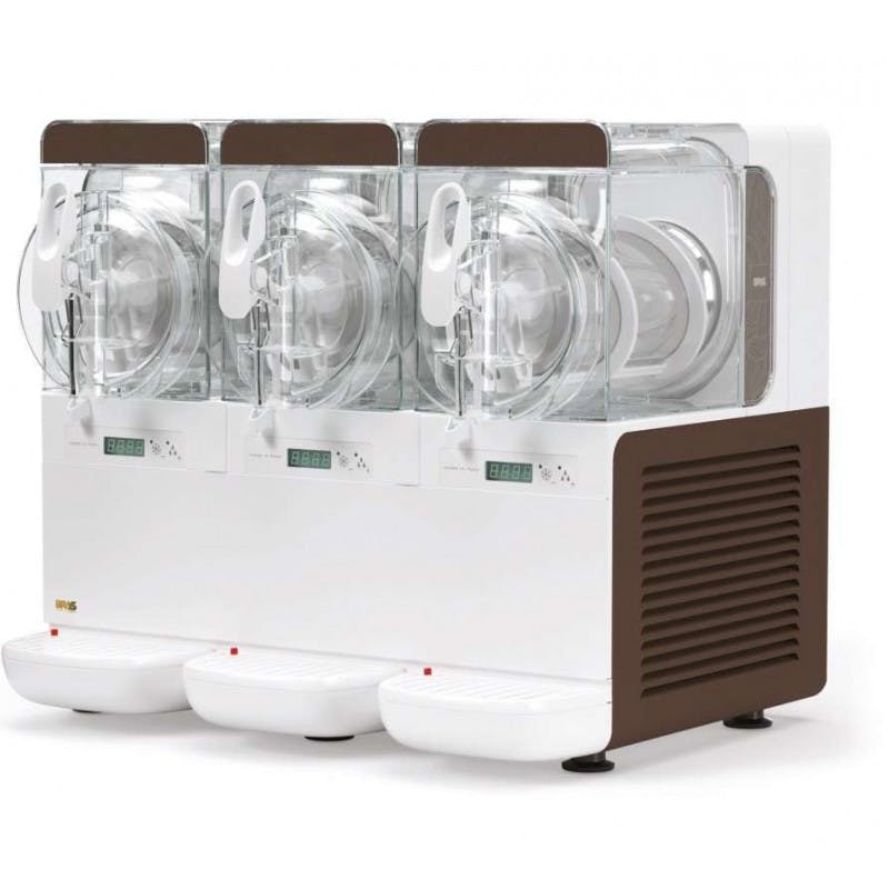 3 x 2,8 liter drievoudige granola machine - 1300 W - 550x440x449 | Makro