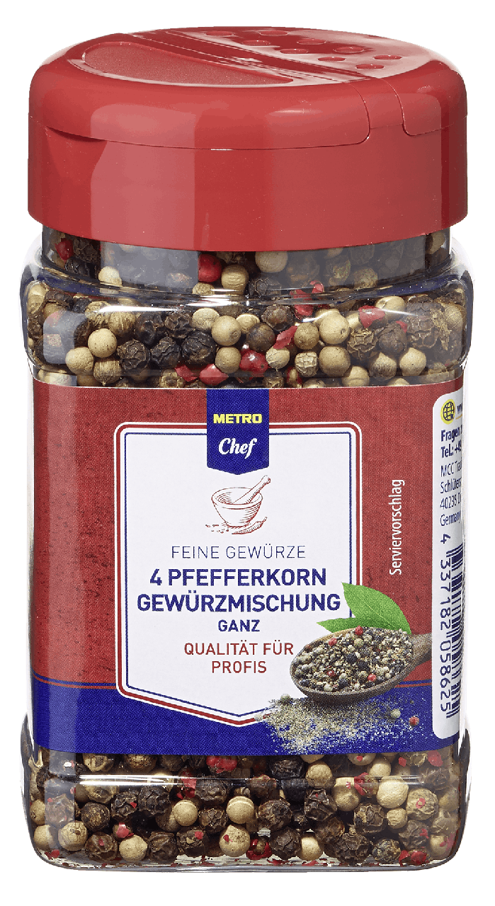METRO Chef 4 Pfeffer Gewürzmischung Ganz (150 g) | METRO