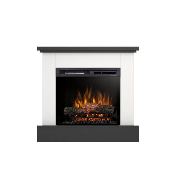 YUKON – Freistehender elektrischer LED-Kamin – 23 Zoll – 92 x 86 x 29 ...