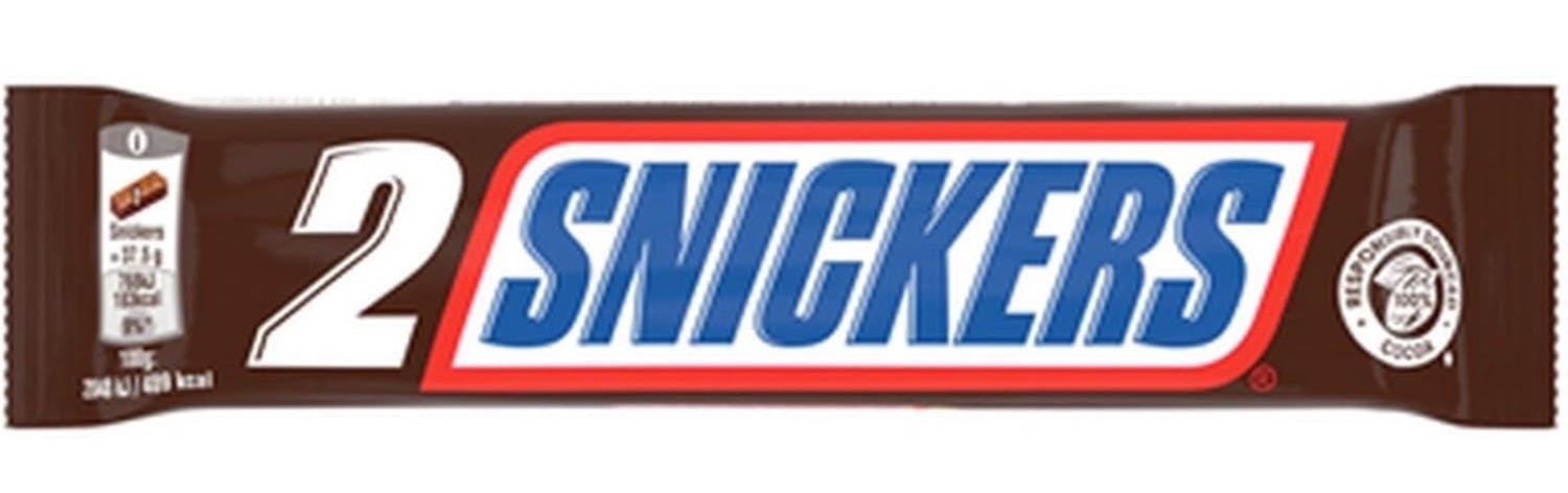 Snickers Barre Chocolat 2 Packs Caramel et Cacahuètes 75g 75g x 24 | METRO