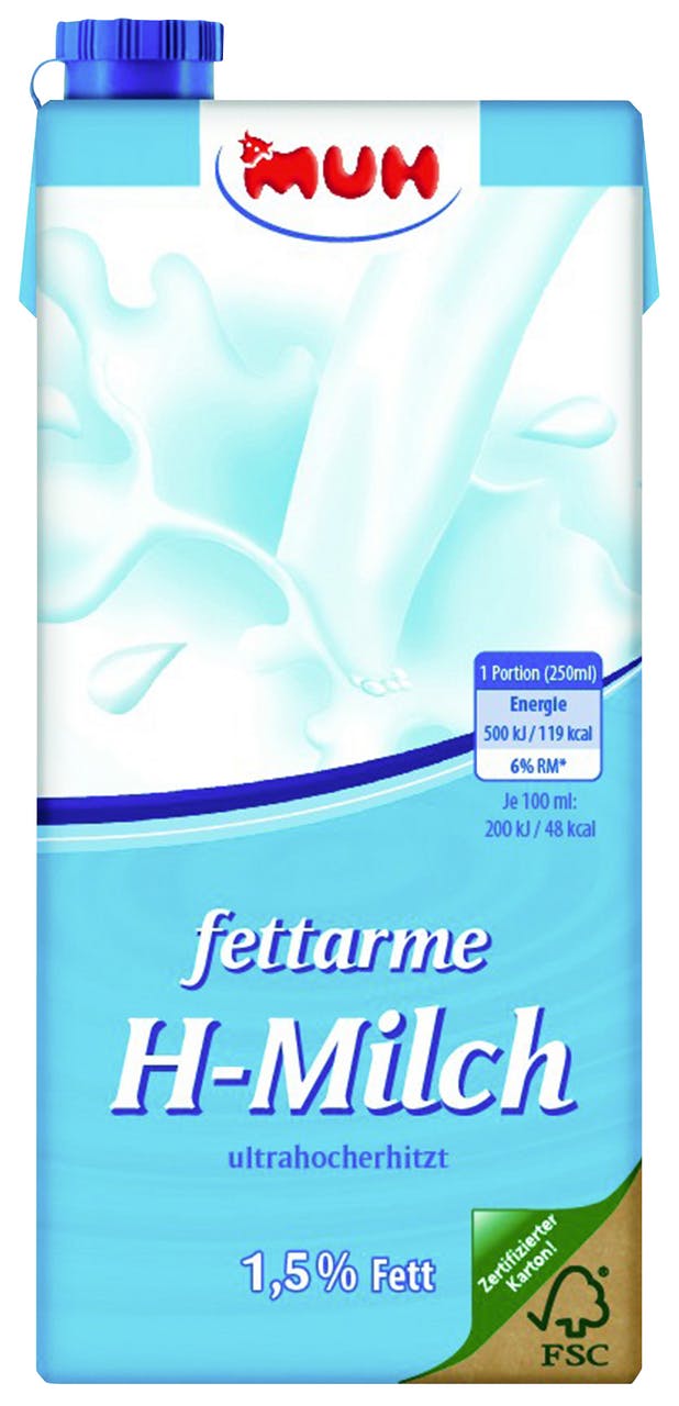Muh H-Milch 1,5 % 12 x 1 l (12 l) | METRO