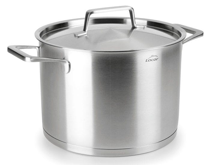 LACOR olla con tapa FOODIE acero 18/10 26x16 cm 8 L 45126 apto para ...