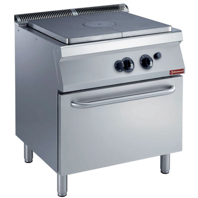 DIAMOND - Fourneau plaque coupe feu- four gaz GN2/1 | METRO