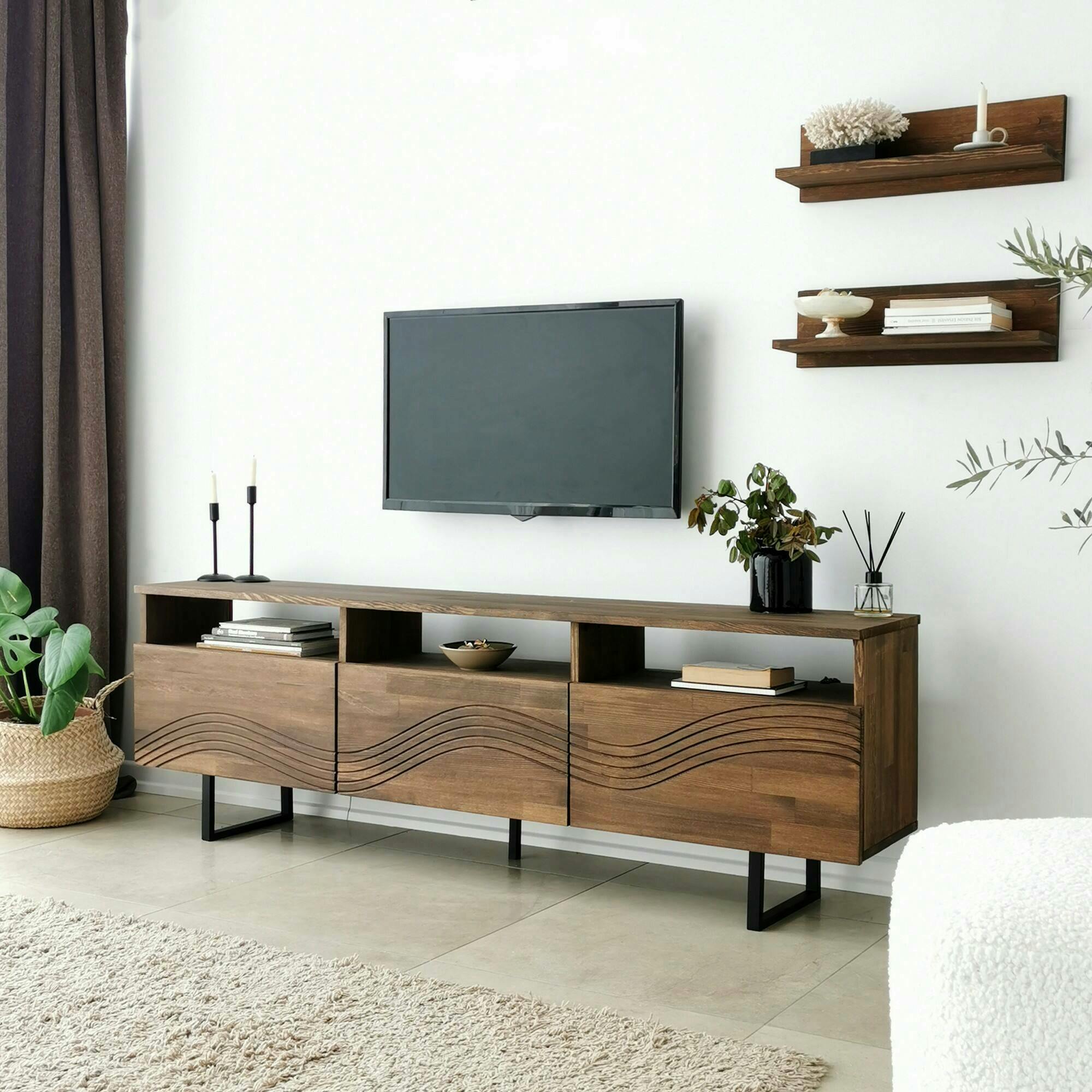 70 inch tv credenza store