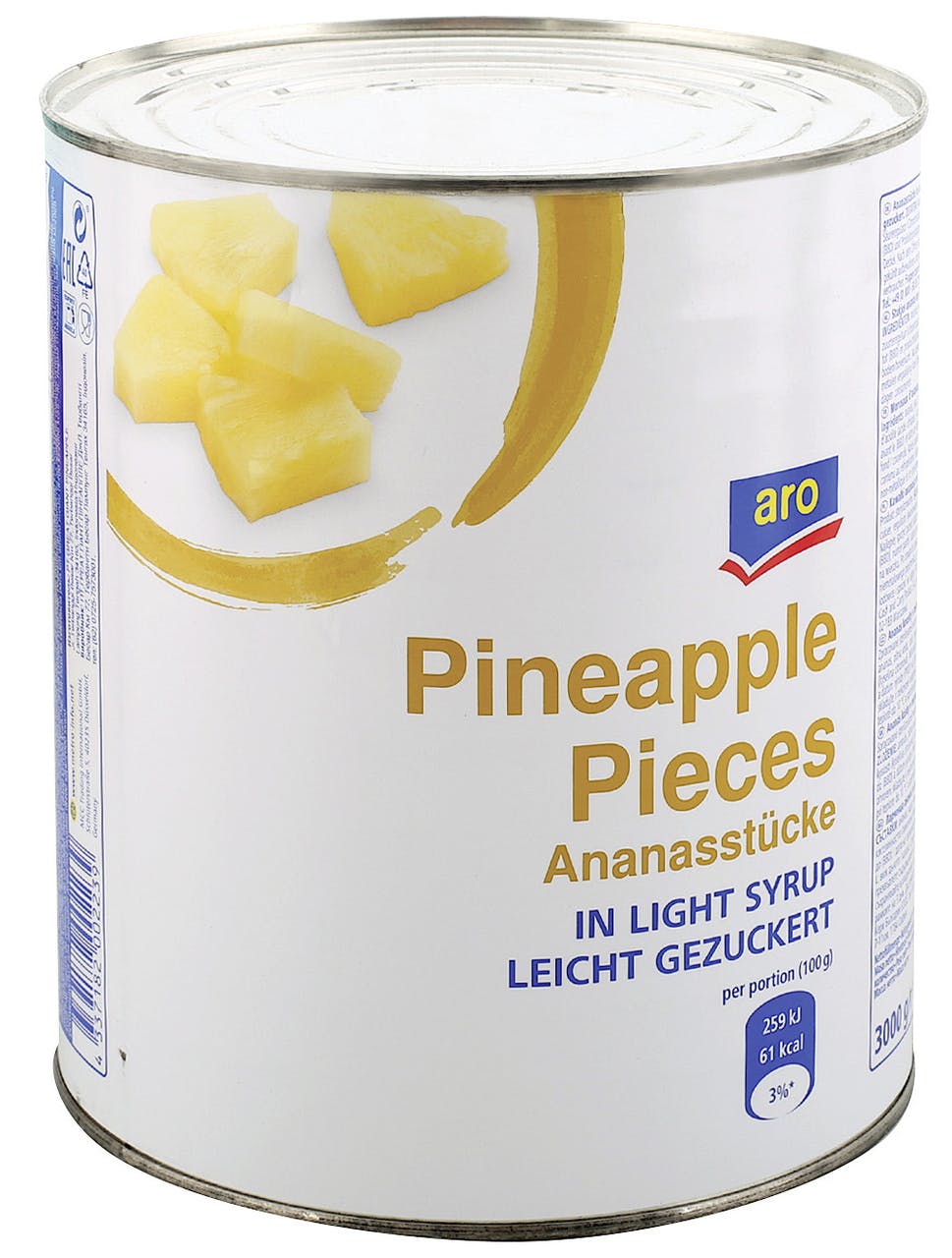 aro Ananas In Stücken Leicht Gezuckert (3 kg) | METRO