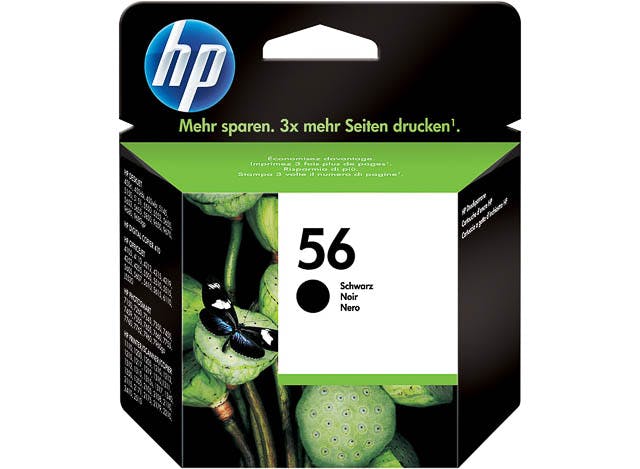 HP inktcartridge 56, 520 pagina's, OEM C6656AE, zwart | Makro