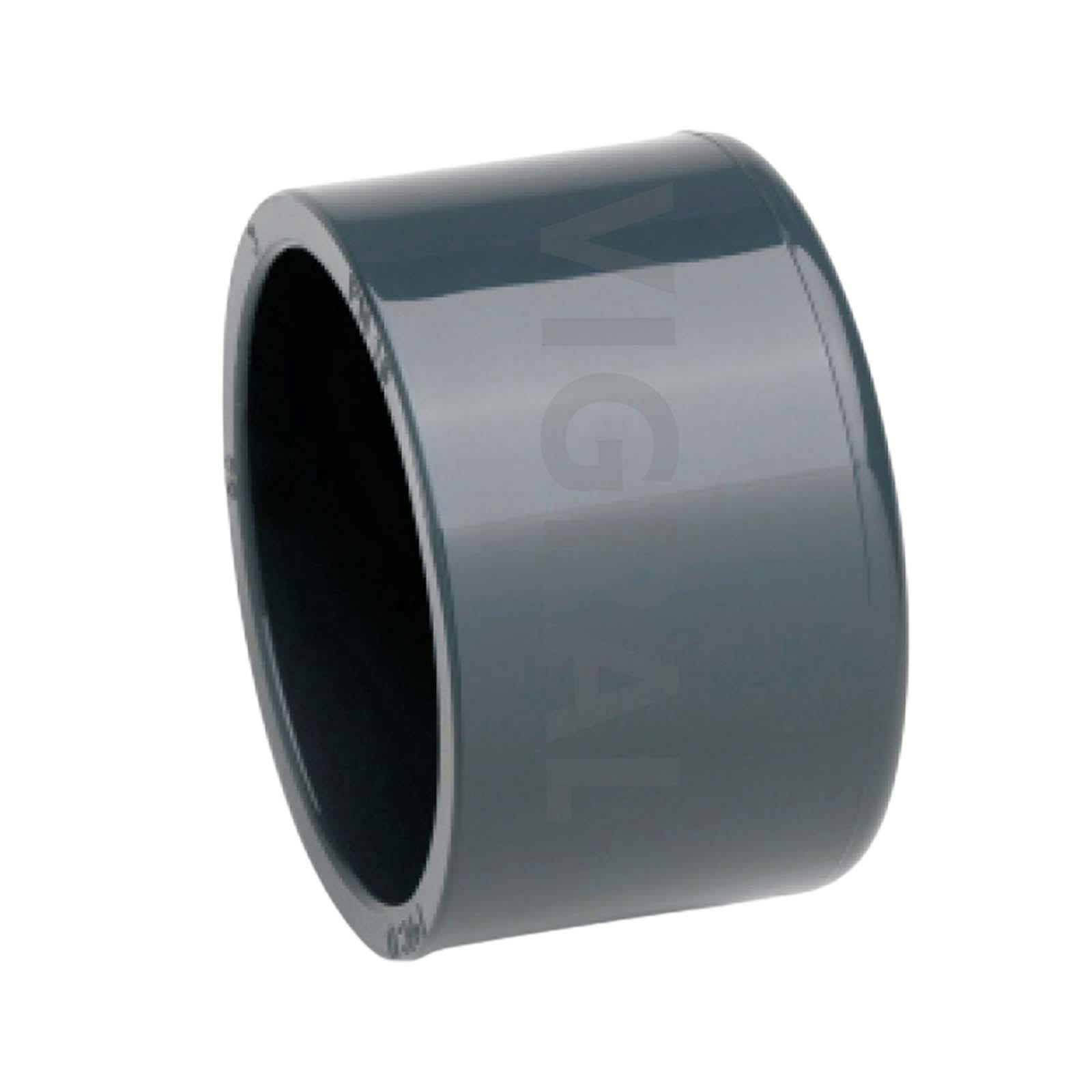 PVC Klebe Fitting Rohr Gewinde Muffe Kappe Verbinder Kappe 50 mm ...